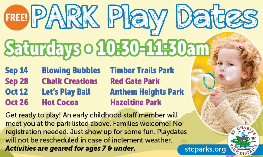 Park Play Dates Fall 2024 | St. Charles Park District